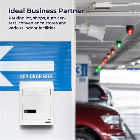 Wall Mount Digital Keypad Lock Drop Safe Volcora