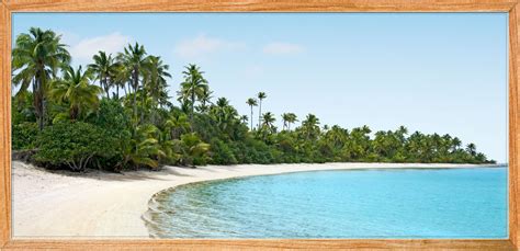 Sticker Poster Plage Paradisiaque Stickers STICKERS VILLES ET VOYAGES
