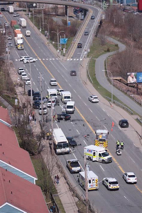 Halifax Transit Bus Involved In Three Vehicle Crash In Citys Downtown