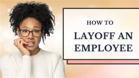 How To Layoff An Employee 7 Leadership Tips Youtube
