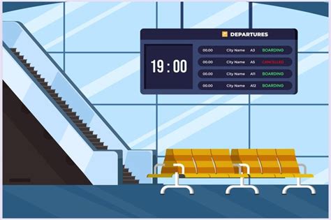 Premium Vector Happy People Traveling At Airport Concept Of Passenger