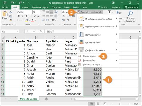 Formato Condicional Con Fórmulas Customguide