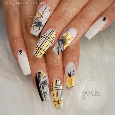 20 Best Fall Sunflower Nail Designs To Copy Quickly Now