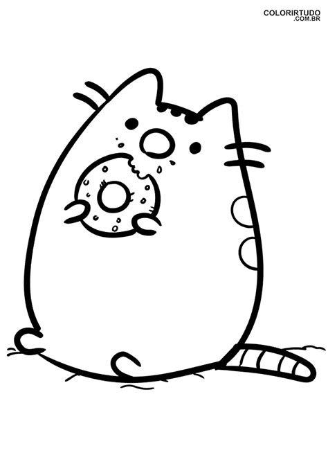 Desenho De Gato Para Colorir Imprimir Gatinho Gato Fofo 16 Colorir Tudo