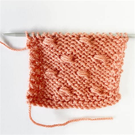 Stitch Pattern Estonian Button Stitch La Visch Designs