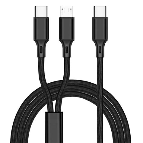 Fast Charging Type C To Android Type C Cable Cord Nylon Braided