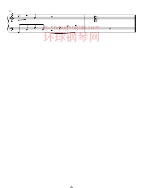 小龙人之歌 周雨歌钢琴谱 环球钢琴网