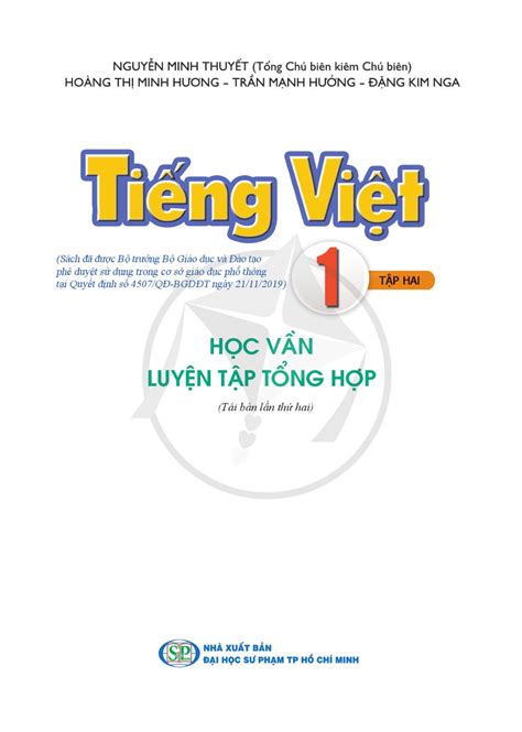 Sách giáo khoa tiếng Việt lớp tập Sách Cánh Diều Trang