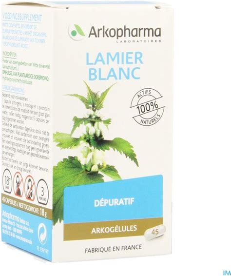 Arkocaps Witte Dovenetel Plantaardig 45 Bol