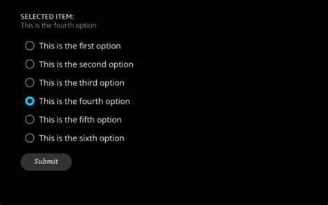 Self Contained Radio Button Group Layout