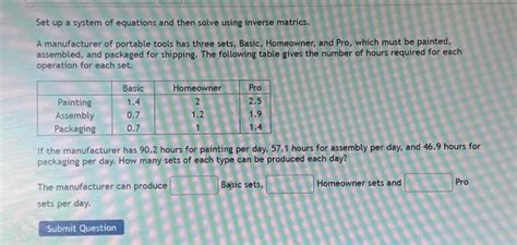 solved set up a system of equations and then solve using