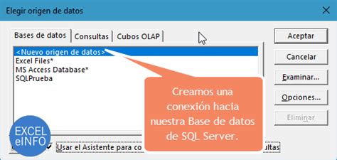 Ejecutar Consulta SQL Desde Excel E Importar Datos A Una Tabla Sergio