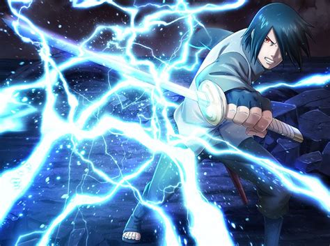 Sasuke Uchiha Wandering Ninja Piercing Lightning Uchiha Sasuke Uchiha Sasuke