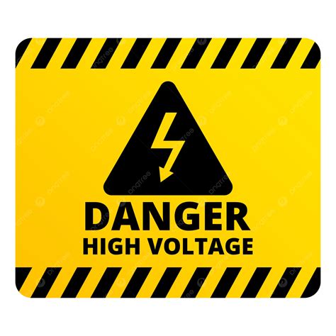 Danger High Voltage Vector