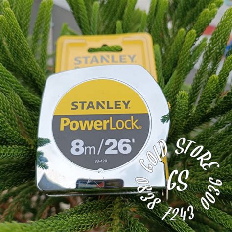 Jual Stanley Meteran 8 Meter 5 Meter 3 Meter Stanley Powerlock Stainles 8 Meter Jakarta