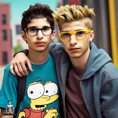 Bart Simpson And Millhouse By Gayfantasyart On Deviantart