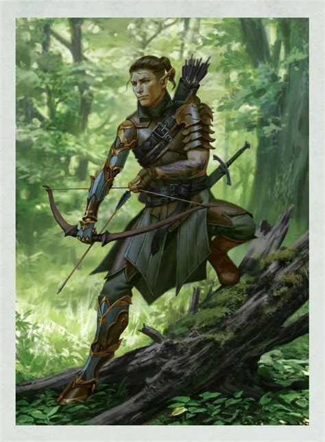 Aethelfaer The Wood Elf Ranger Dungeons And Dragons Wood Elf Wood