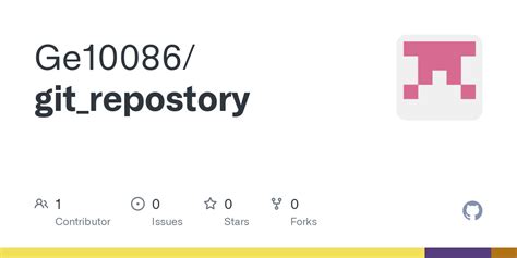 Github Ge10086gitrepostory