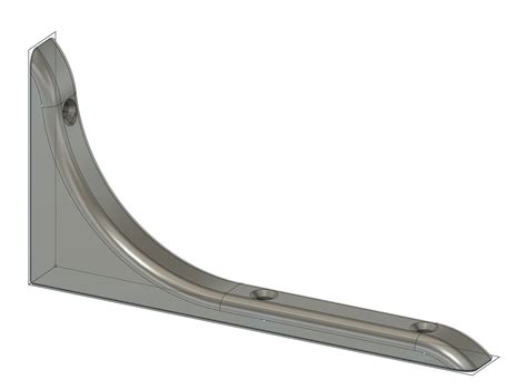 Simple 9cm X 18cm Shelf Bracket By Alexander Forster Download Free