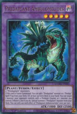 Predaplanta Ambulomelides Yu Gi Oh MYP Cards