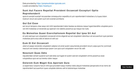 Simple Api Call Codesandbox
