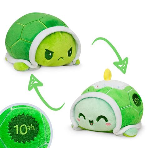 Teeturtle The Original Reversible Turtle Plushie 10th Anniversary Cupcake Cute Sensory