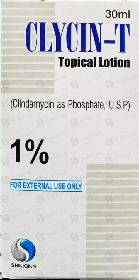 Clycin T 1 30ml Lotion Price In Pakistan Uses Dosage Side Effects