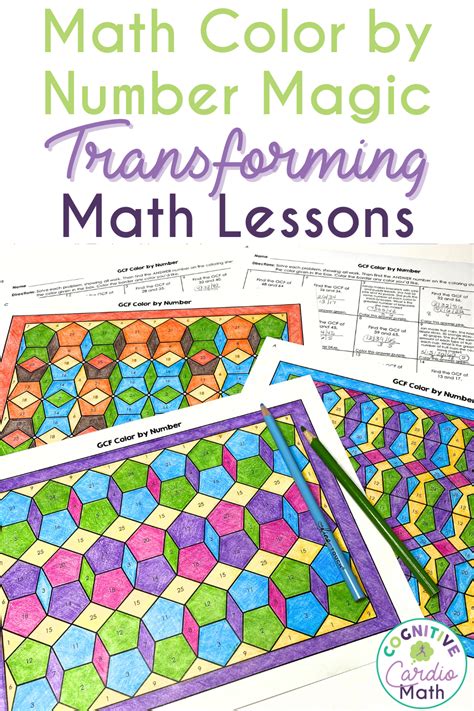 Color By Number Magic Transforming Math Lessons Cognitive