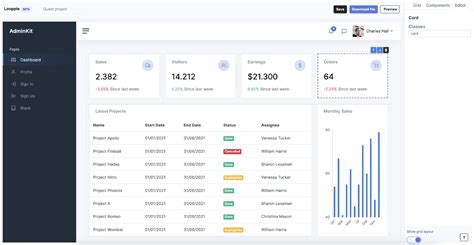 Loopple Drag And Drop Dashboard Builder