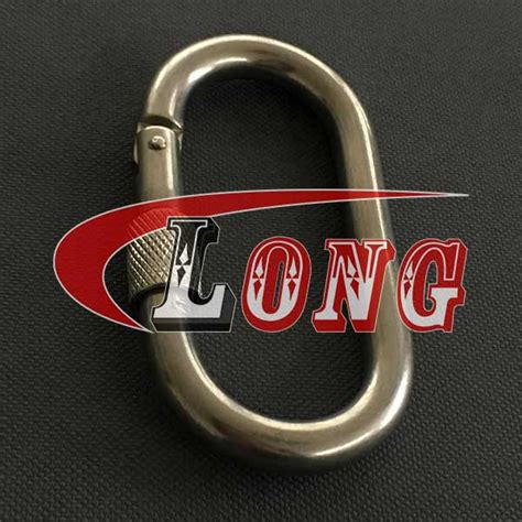 Oval Snap Hook With Screw Nut Stainless Steel Wholesale Stainless Hooks