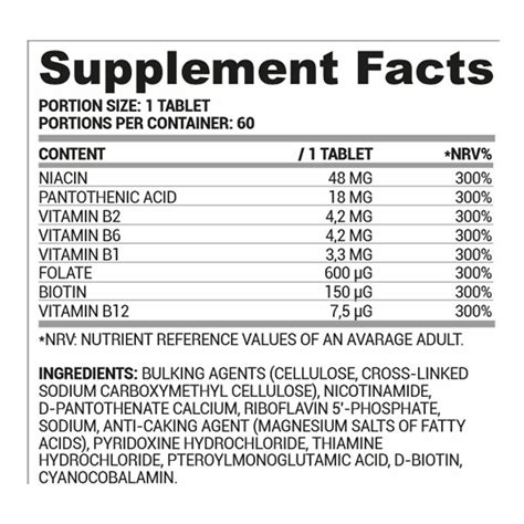 Buy Nutriversum Vita Vitamin B Complex 60 Tabs In Dubai Abu Dhabi