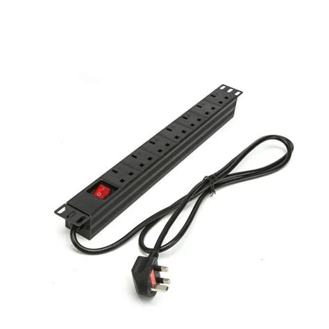 10A/16A 230V/250V 6/8/10/12way UK Standard Basic Universal PDU with CE ...
