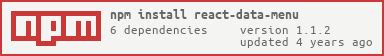 Github Dkozar React Data Menu Smart Data Driven Menu Rendered In An