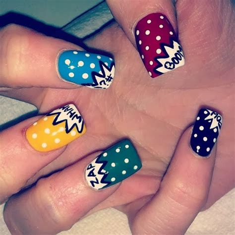Lovenailartdesign Comic Nails