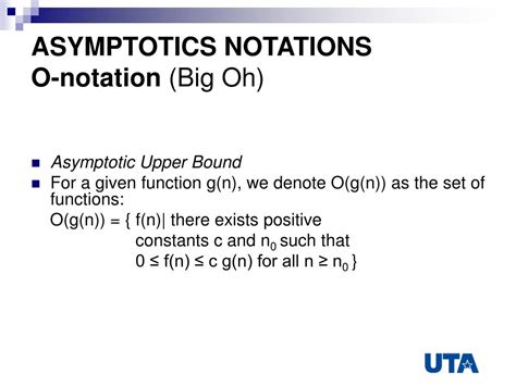 PPT CSE 5311 DESIGN AND ANALYSIS OF ALGORITHMS PowerPoint