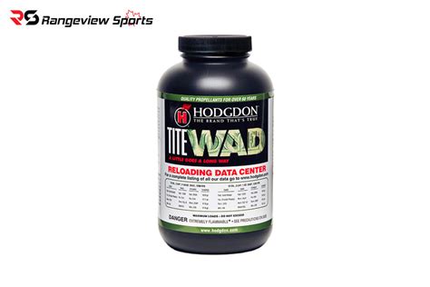 Hodgdon Titewad Shotgun Reloading Powder 14oz Rangeview Sports Canada