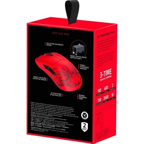 Chuột Gaming Không Dây Razer Deathadder V3 Pro Faker Edition Rz01