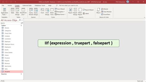How To Use Iif And Switch Functions In Ms Access Office 365 Youtube