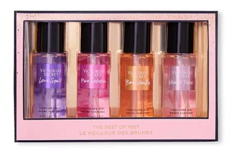 Mini Set De Regalo Body Mist Victorias Secret 4 Pz De 75 Ml Cuotas