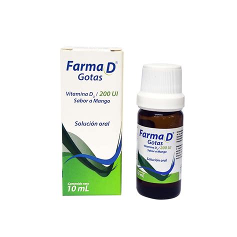 Farma D Gotas 200 Ui Sabor Mango Farma Solucion Botica