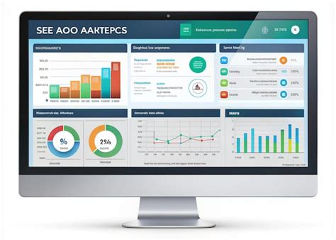 Clean And Modern Seo Analytics Dashboard Design For Effective Website Optimization Premium Ai