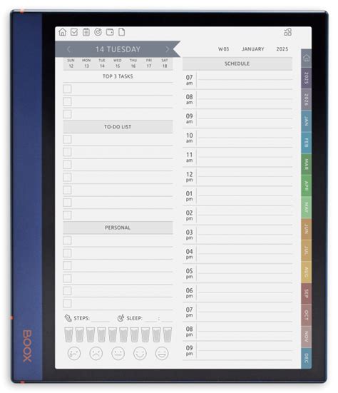 Download The Daily Planner Hyperlinked Pdf For Onyx Boox Devices