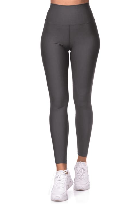 Γυναικείο Ψηλόμεσο Αθλητικό Κολάν Ανθρακί Superstacy