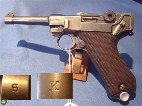 Sold Mauser K Date Luger Very Rare 1st Variation Pre98 Antiques