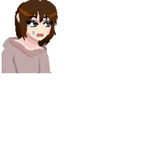 Not Sure Girl Pixel Art