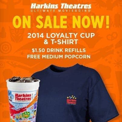 Harkins 2014 Loyalty Cup And T Shirt On Sale Now Geek News Network