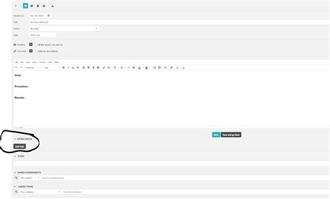 Extra Fields Issue 4435 Elabftw Elabftw GitHub