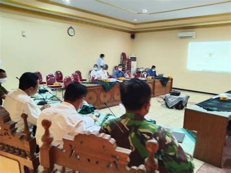 Pasi Intel Kodim Pemalang Mengikuti Rapat Penyusunan Instruksi Bupati