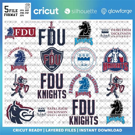 Custom Order 16 Knights Svg Football Team Basketball Fdu College