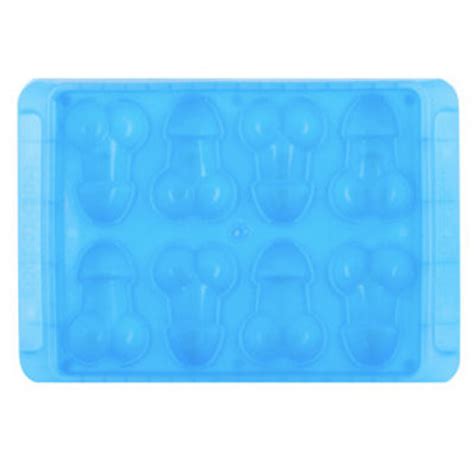 Hott Products Blue Balls Ice Cube Trays 2 Pack Dallas Novelty